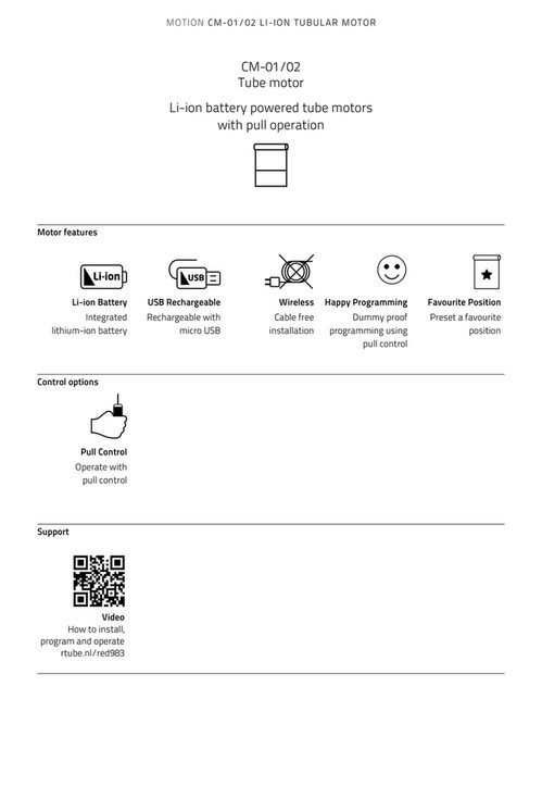 Motionblinds CM-01-02 User Manual - Page 2-3
